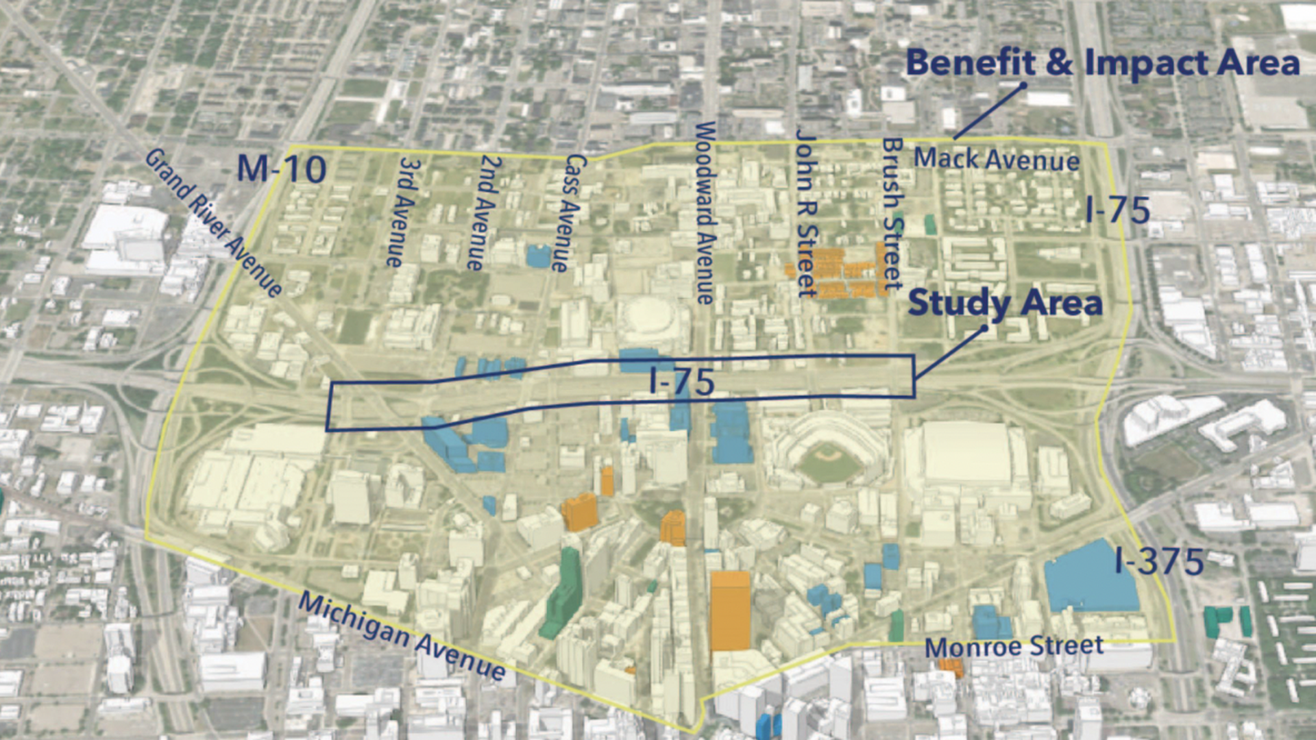 DDP wants resident feedback on I-75 cap plan - Axios Detroit