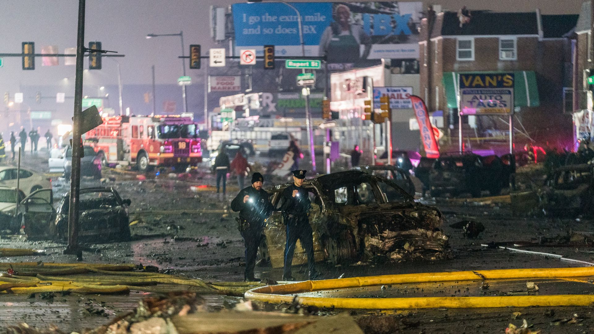 Philadelphia plane crash: Seven people dead after medical jet crashes ...