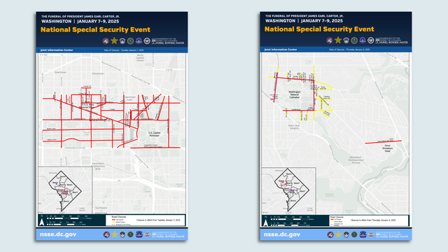 D.C. road closures, security measures through inauguration day - Axios ...