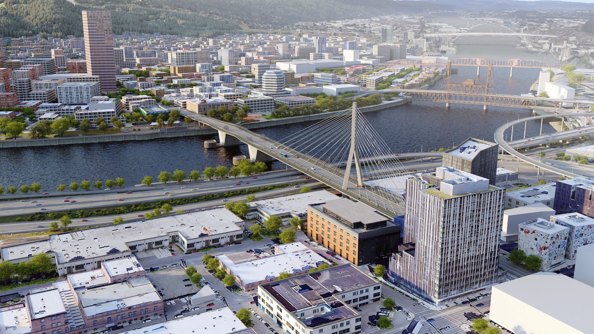 1 bridge to go: Board approves Burnside design - Axios Portland