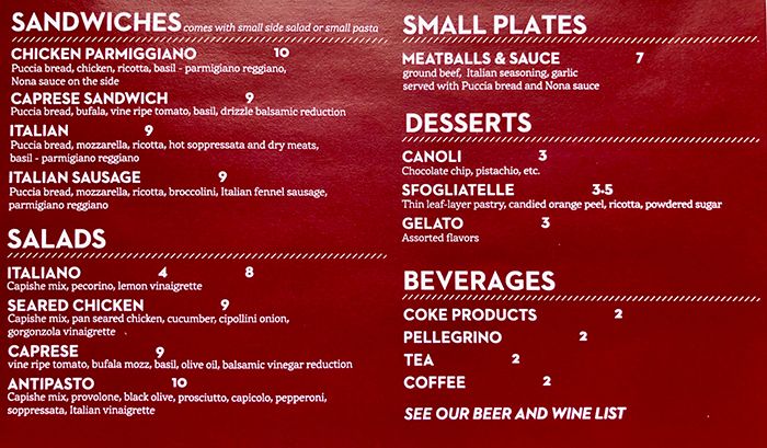 Capishe, a fast-casual Italian restaurant, off to hot start — view menu ...