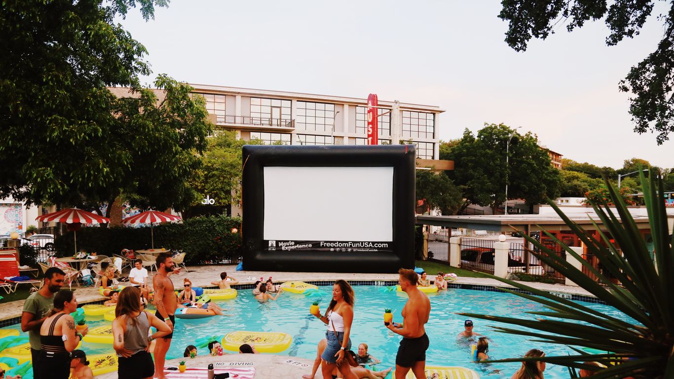 Austin Motel's summer pool film series returns - Axios Austin