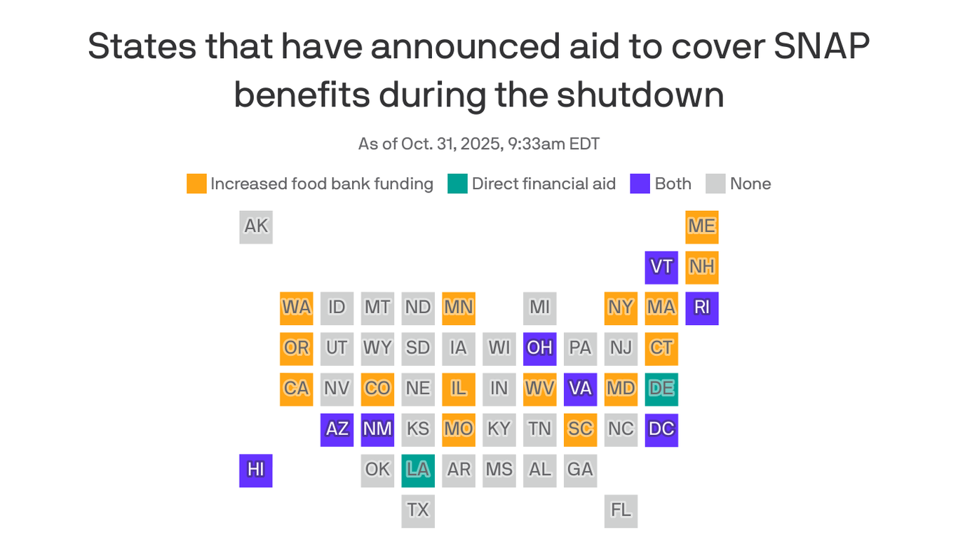 SNAP cuts unclear after judges' order - Axios Chicago