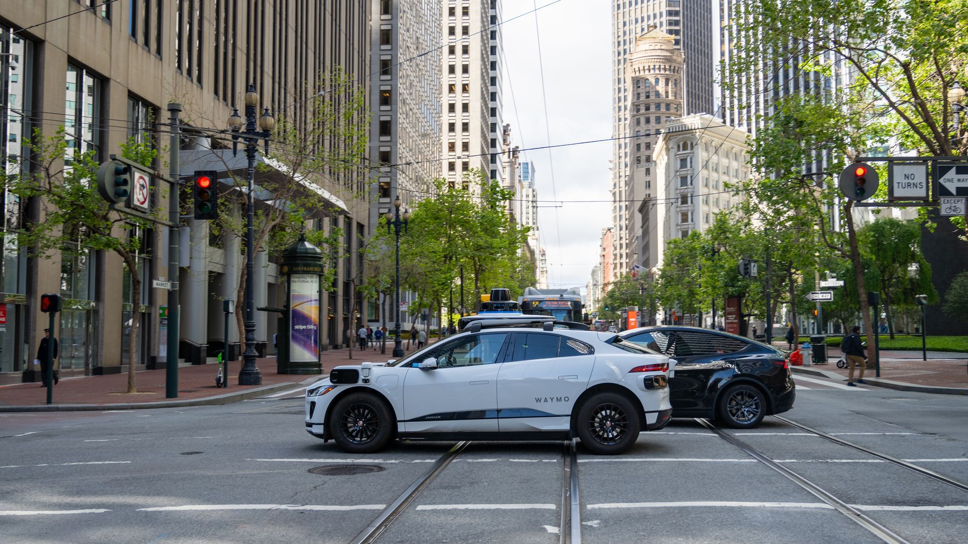 Waymo, Uber and Lyft are coming to Market Street next week - Axios San Francisco