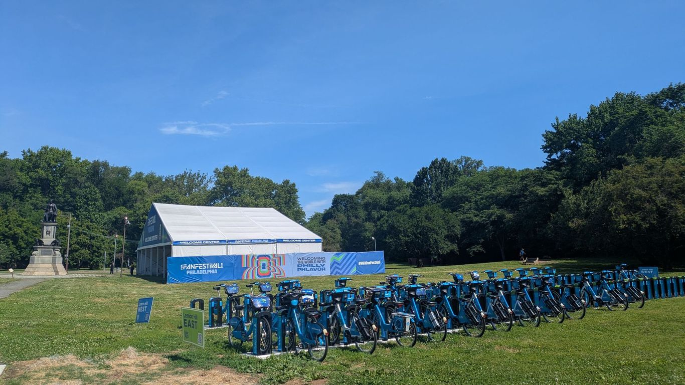 How to get to Philadelphia's FIFA Fan Festival: Bus vs. bike - Axios ...