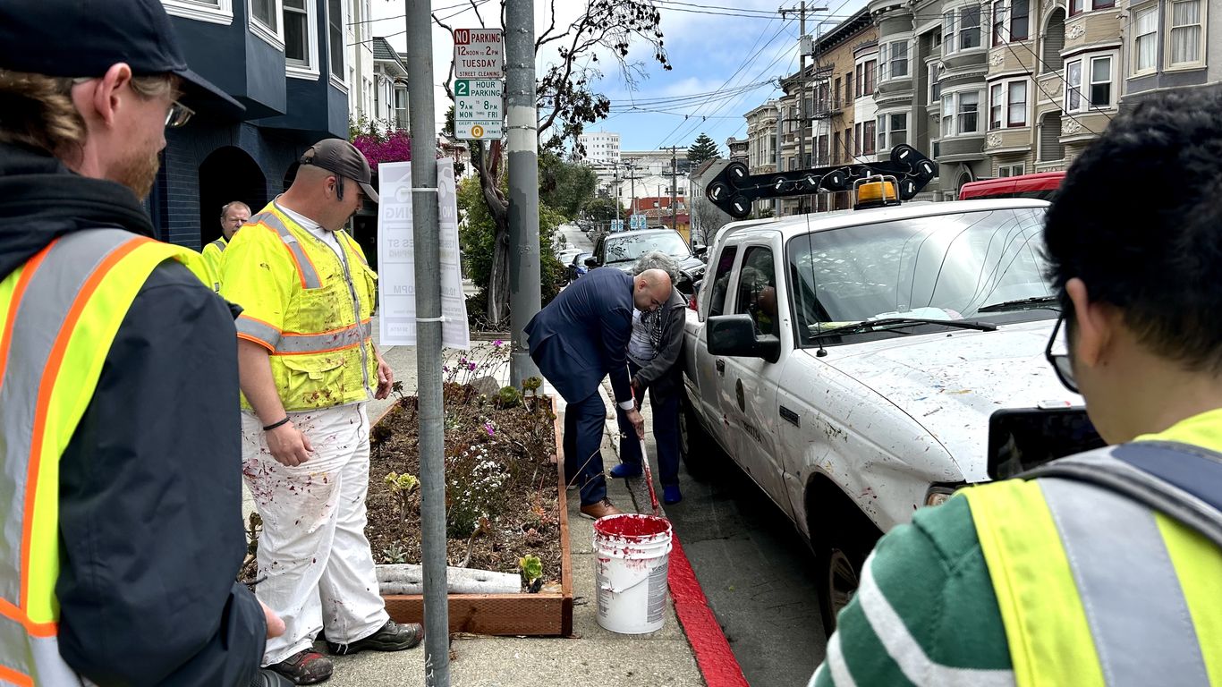 San Francisco kicks off final phase of painting daylighting curbs ...