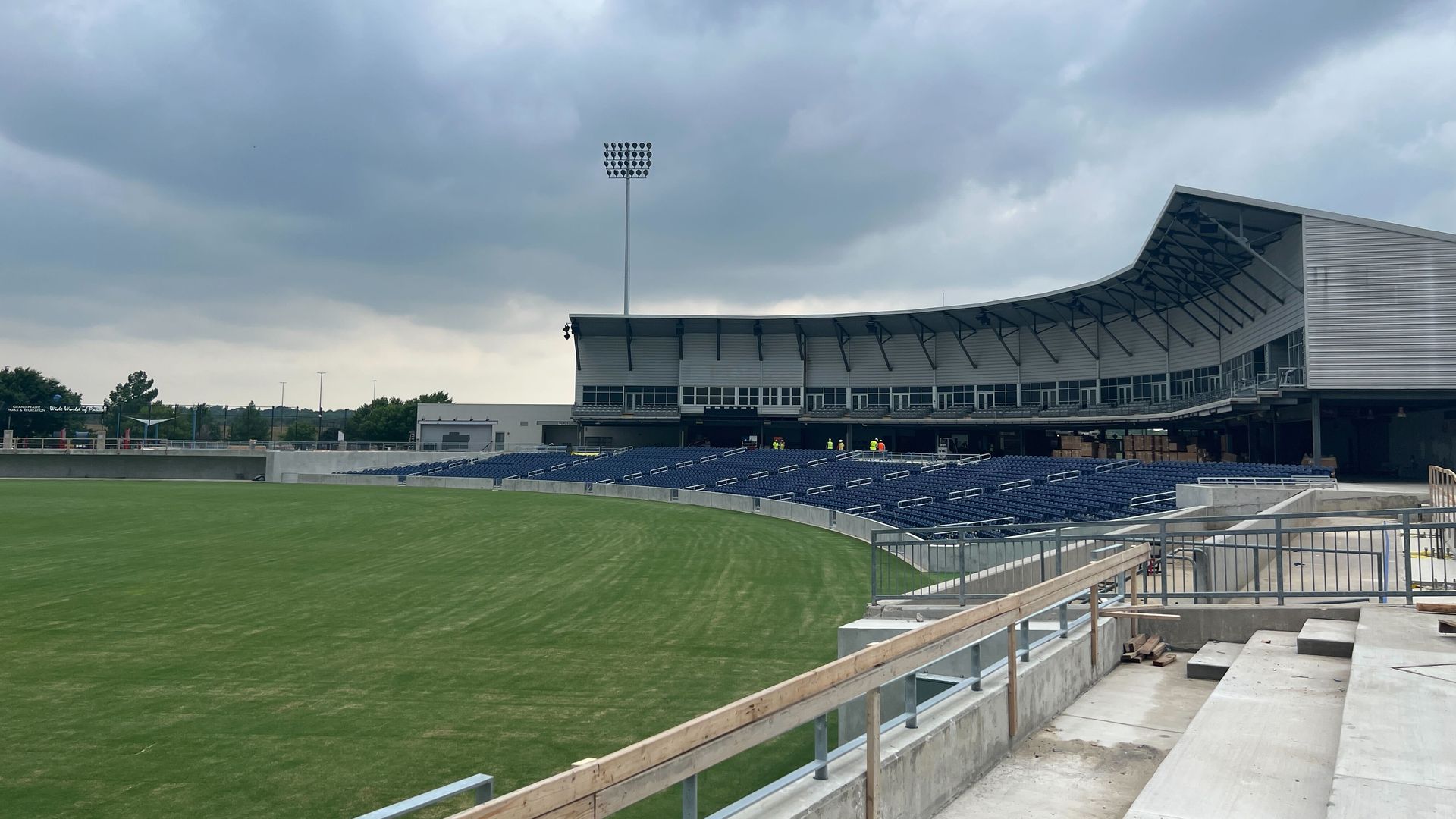 Grand Prairie Stadium is almost ready for Major League Cricket - Axios ...
