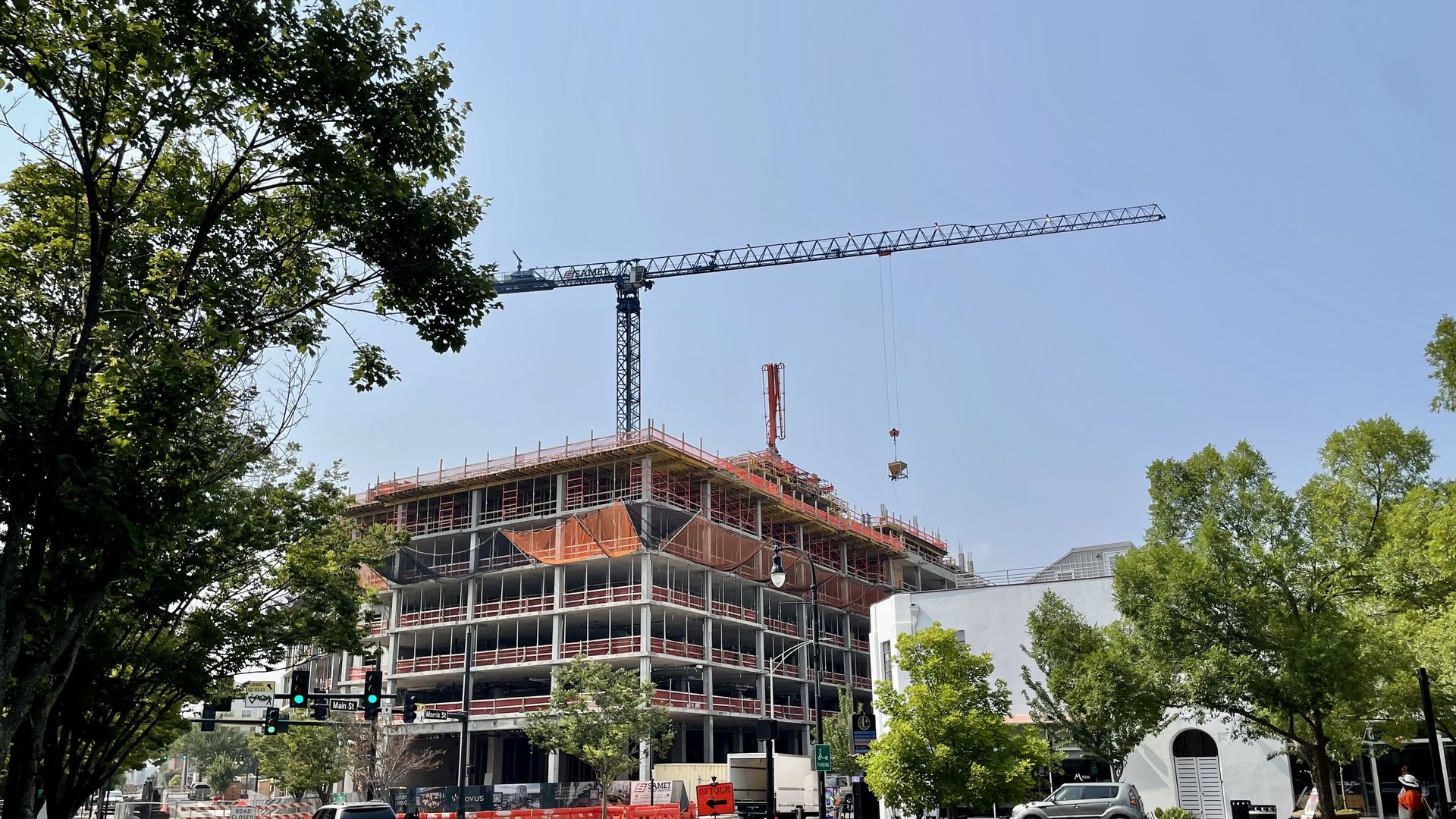 Downtown Durham's apartment building boom is not slowing down - Axios ...