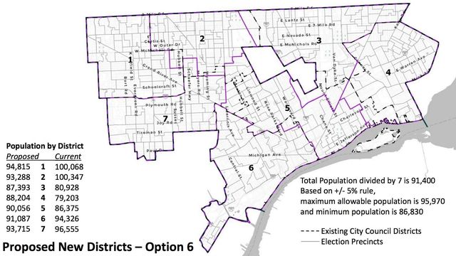 Detroit City Council approves new district boundries - Axios Detroit