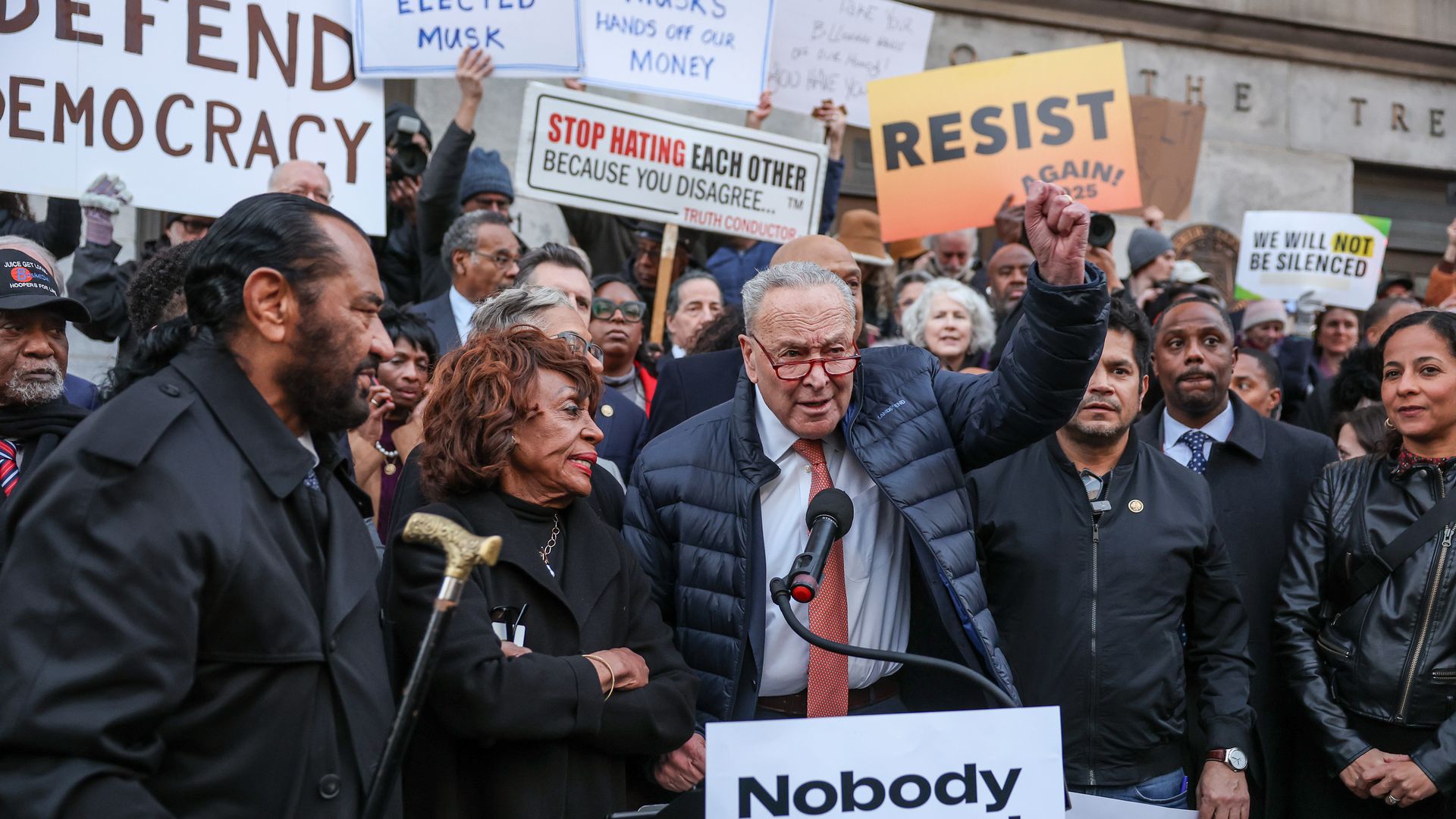 Schumer's Dem resistance to include "spotlight" sessions