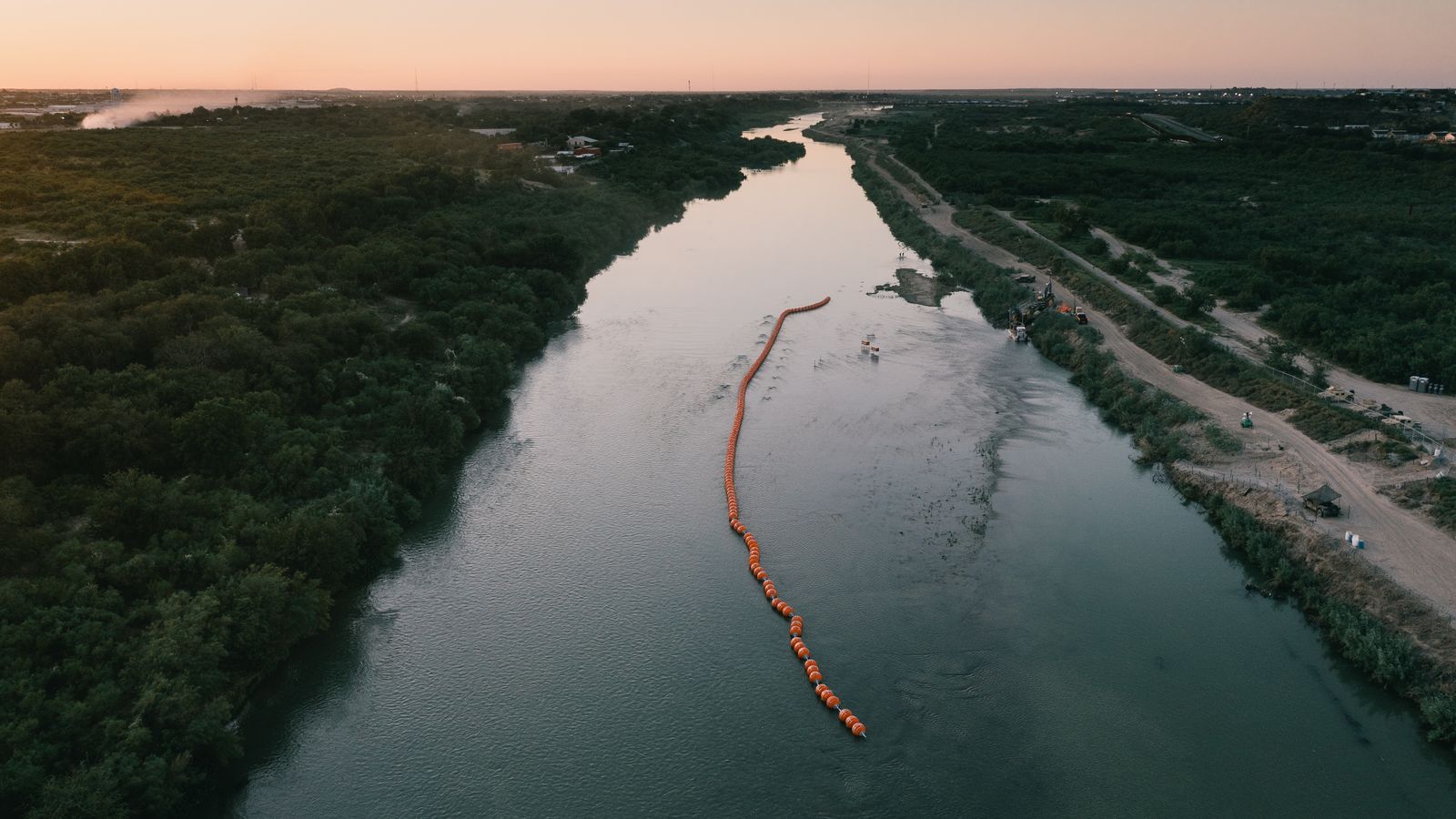 DOJ sues Texas Gov. Abbott over Rio Grande buoy barrier