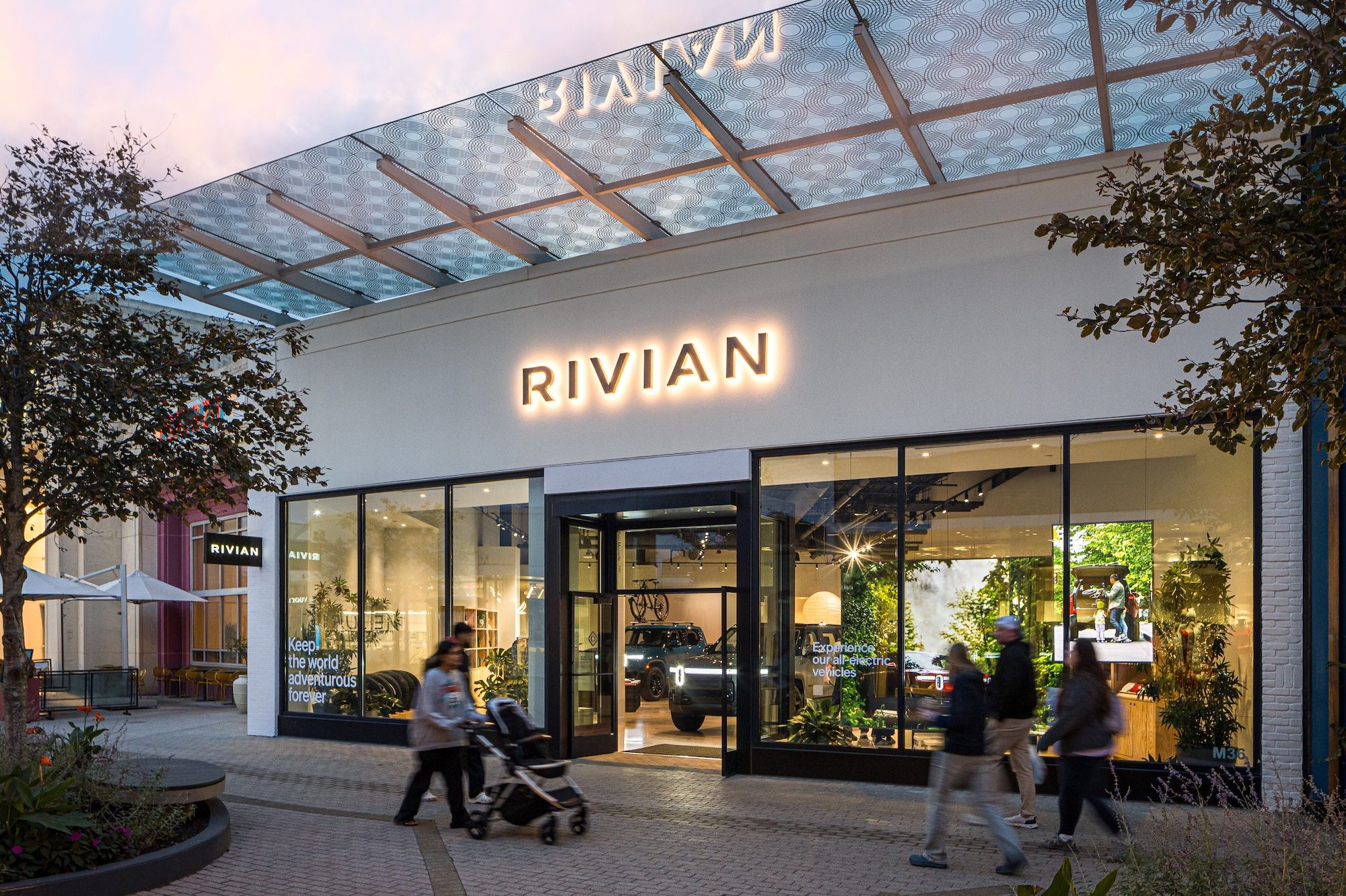Rivian opens Old Orchard Mall store Friday - Axios Chicago