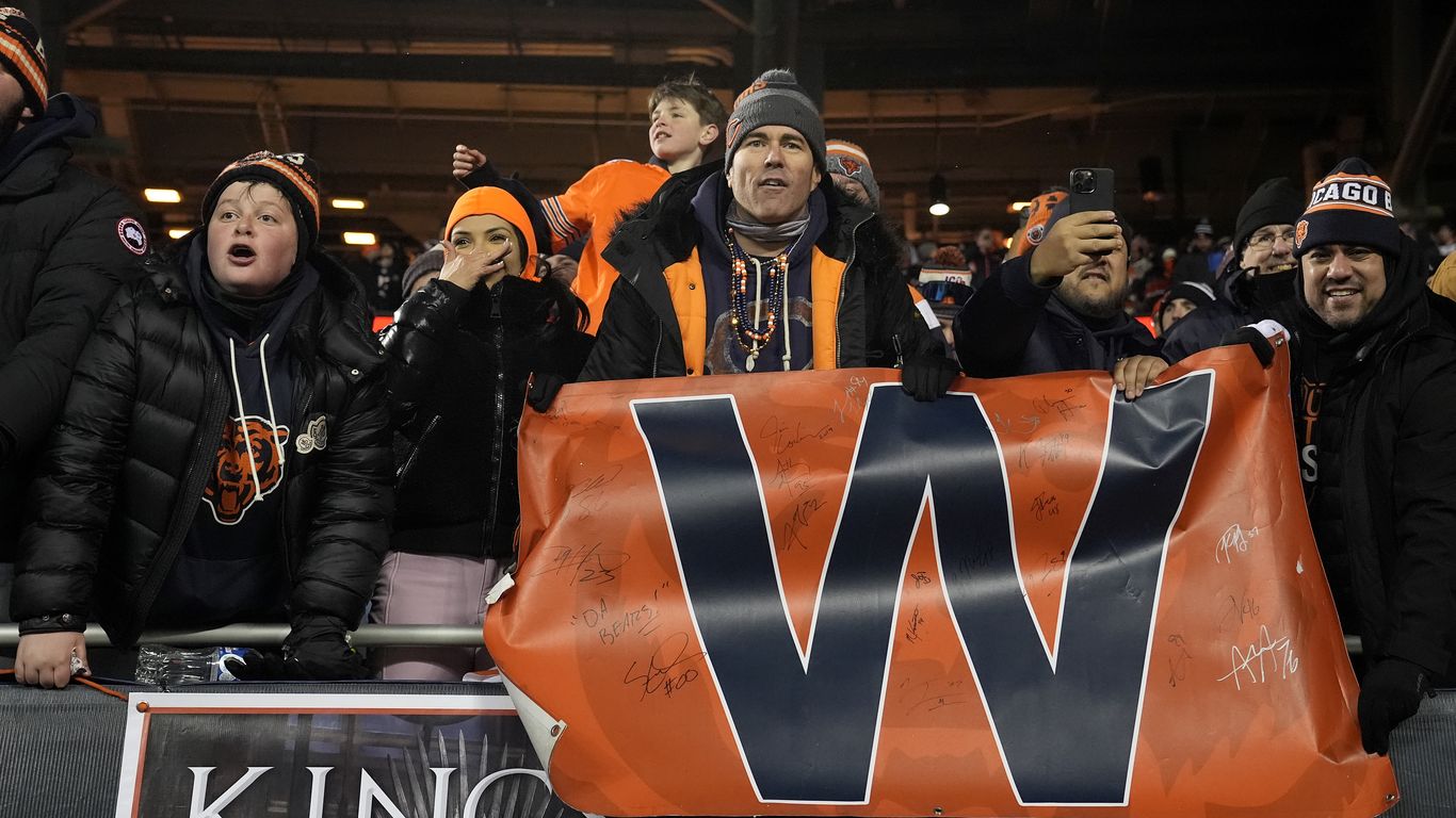 Playoff fever pushes Bears ticket prices to historic levels - Axios Chicago