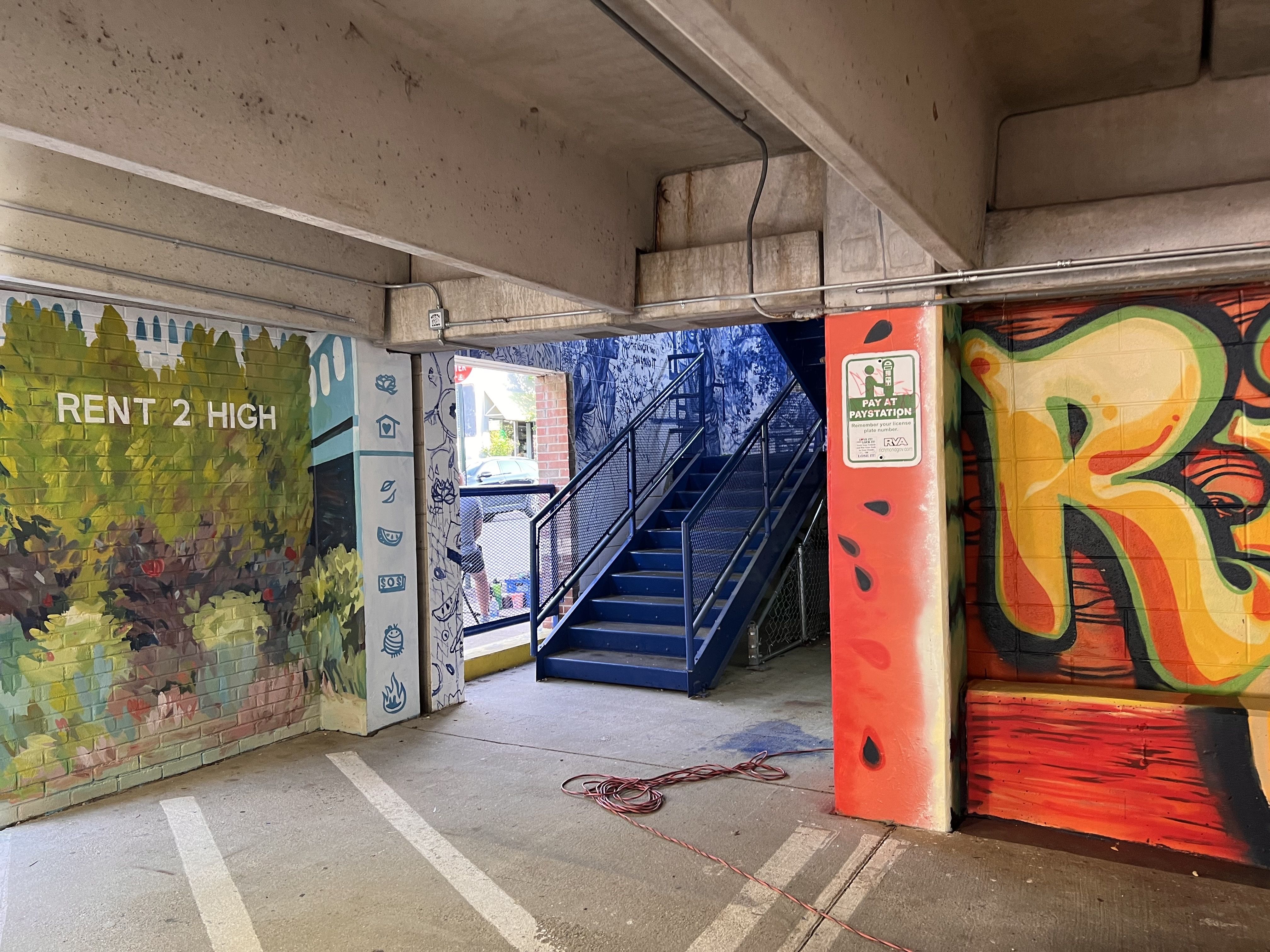 Parking Garage Art Wall