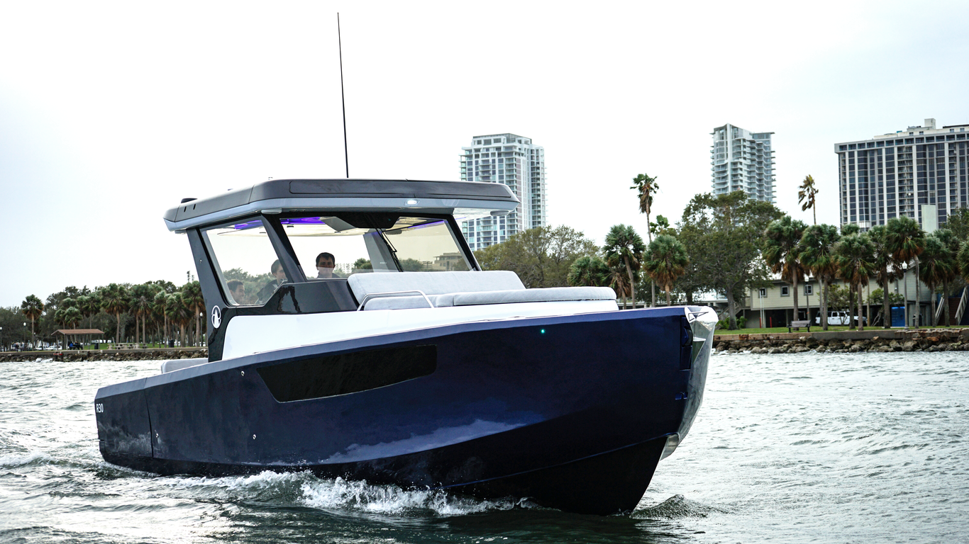 Ex-Tesla executive's Blue Innovations Group launches smart boat - Axios ...