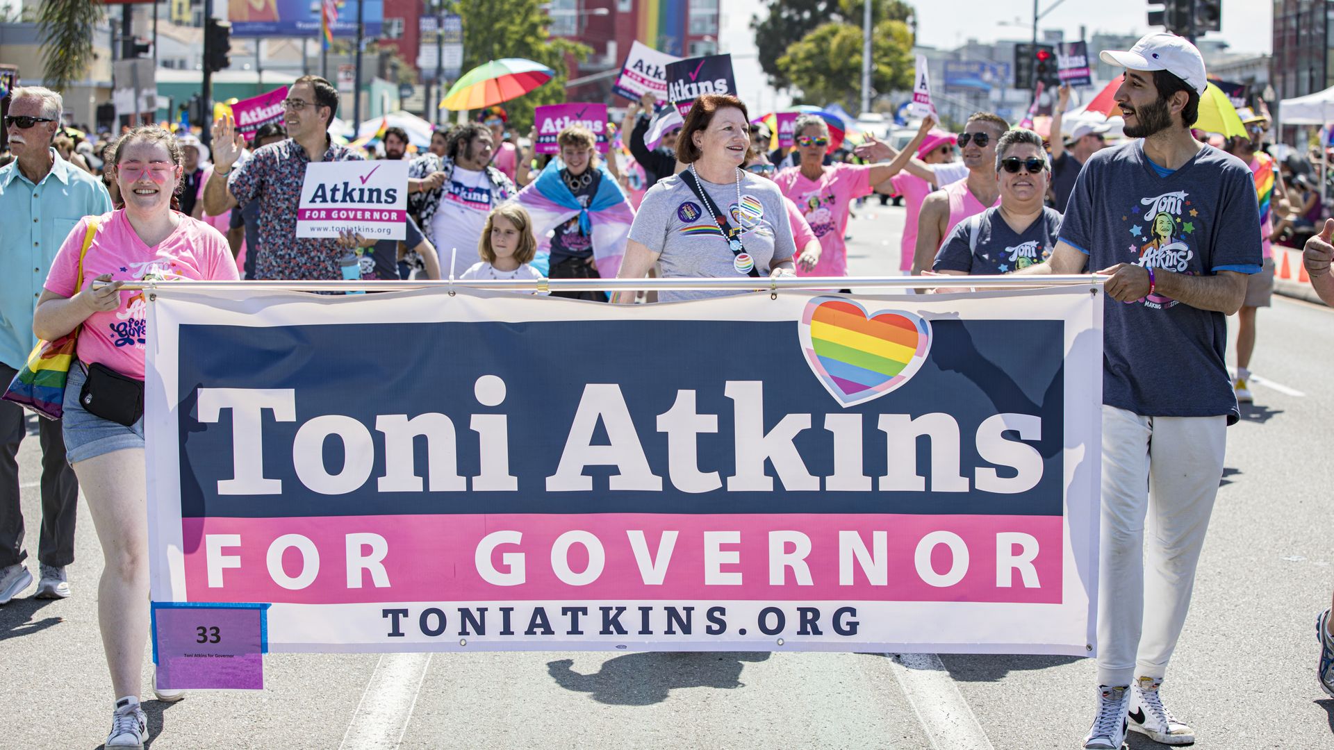 Atkins ramps up campaign in wide-open governor's race - Axios San Diego