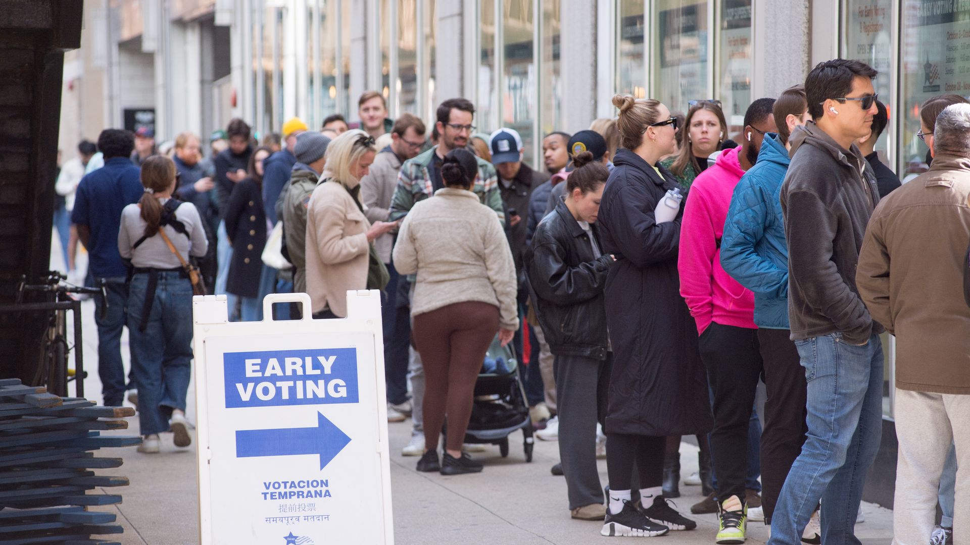 2024 election early voting turnout nears half of all 2020 electorate