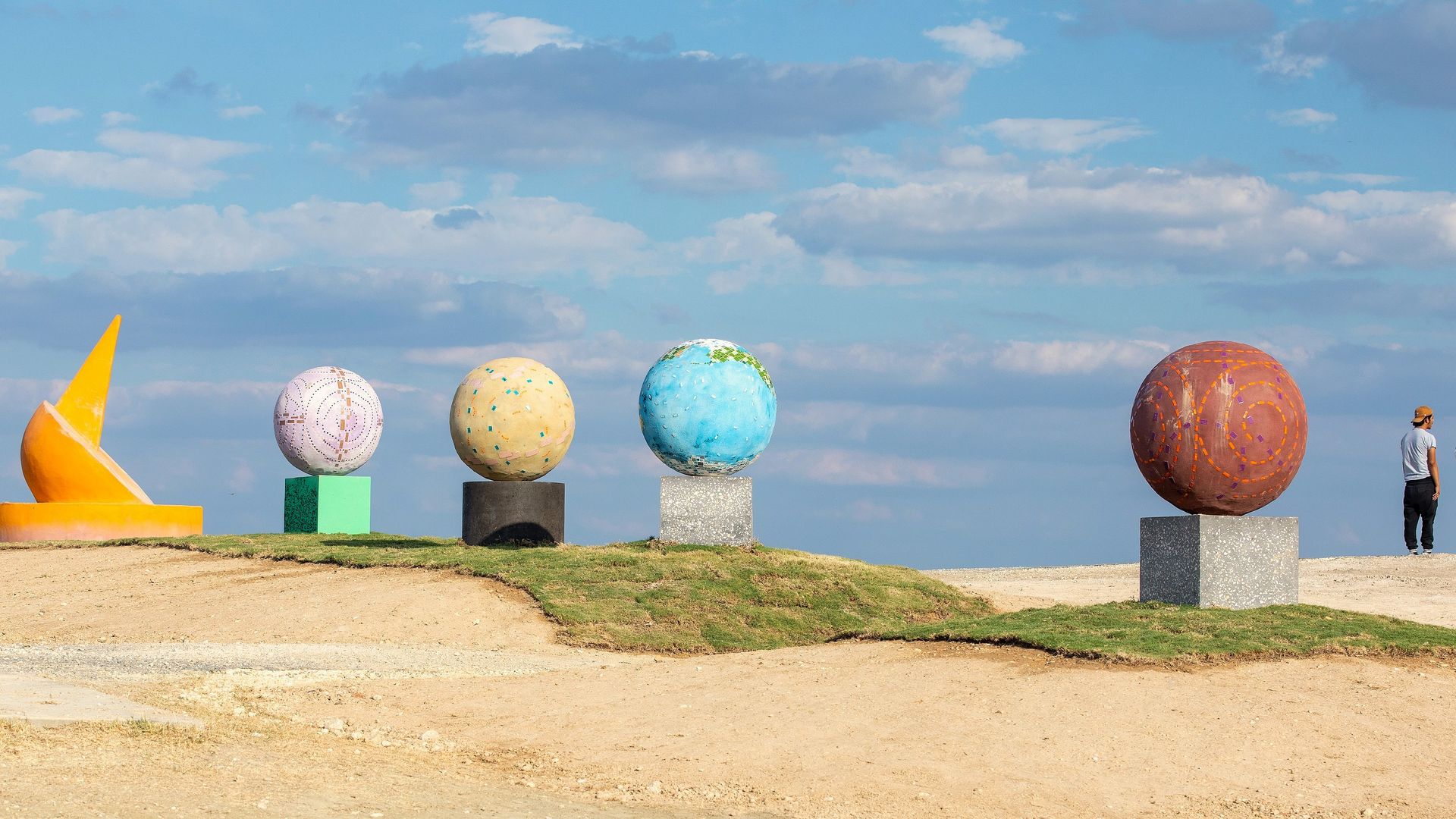 New solar system art on view in San Antonio's Pearsall Park - Axios San ...