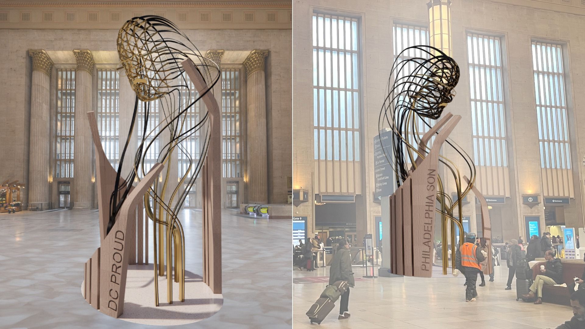 Help select 30th Street Station's new monument design - Axios Philadelphia