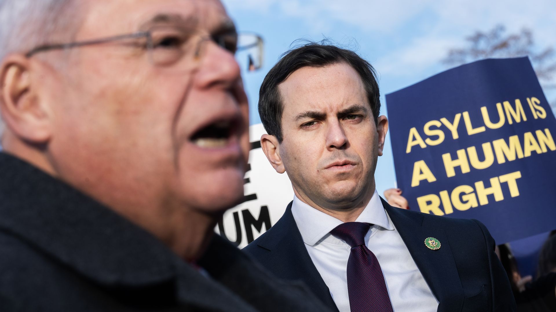 Hakeem Jeffries, top Democrats help out Bob Menendez's embattled son