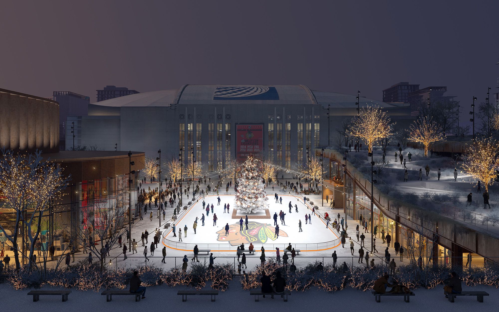 United Center redevelopment renderings released - Axios Chicago