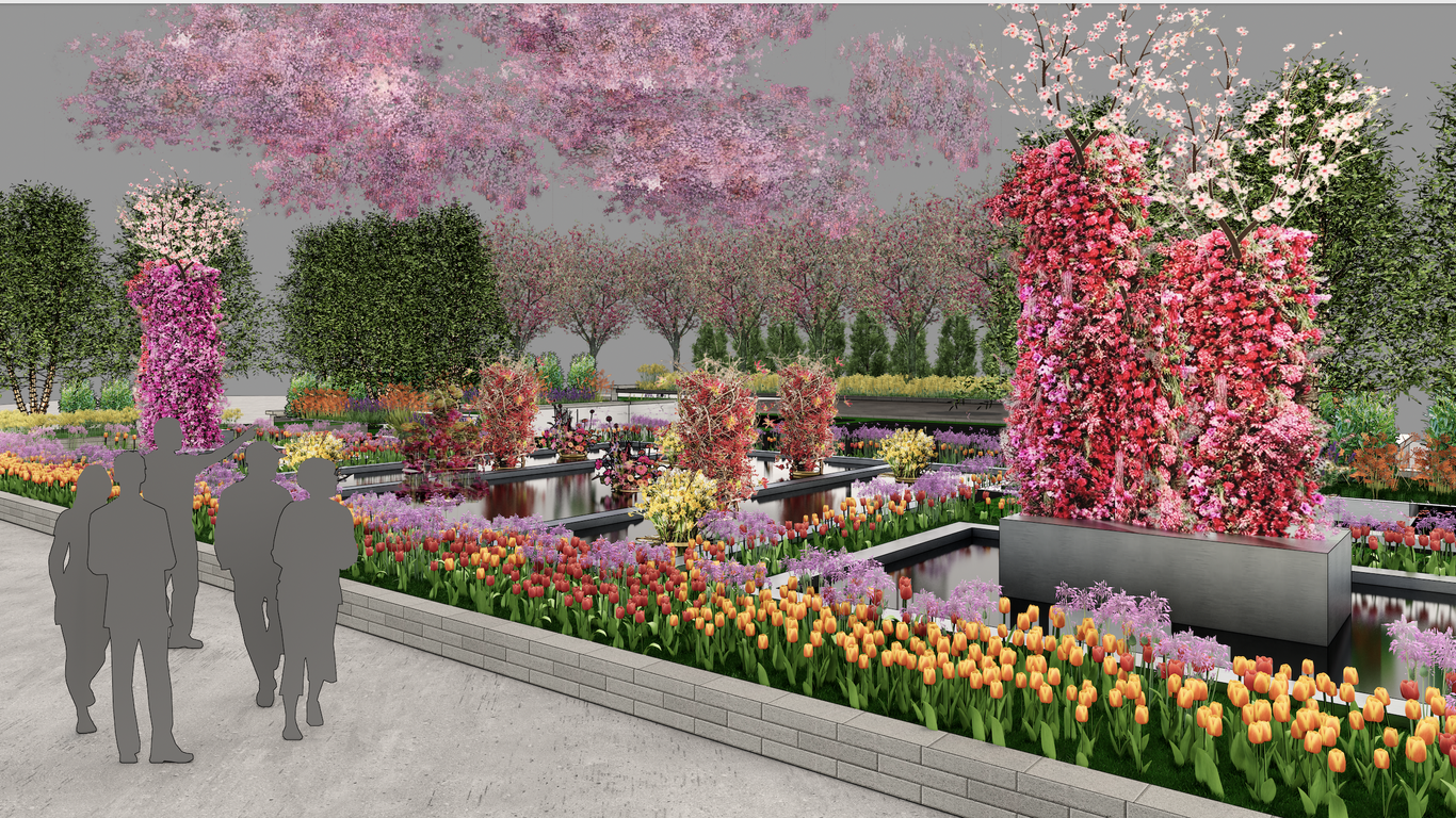 Philly Flower Show organizers say we are "United by Flowers" - Axios ...