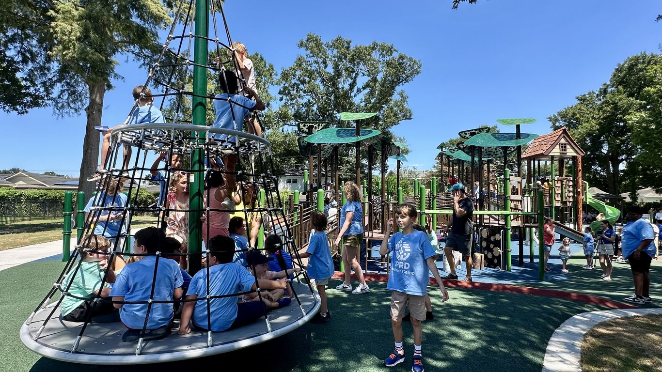 Louisiana's largest inclusive playground opens in Metairie - Axios New ...