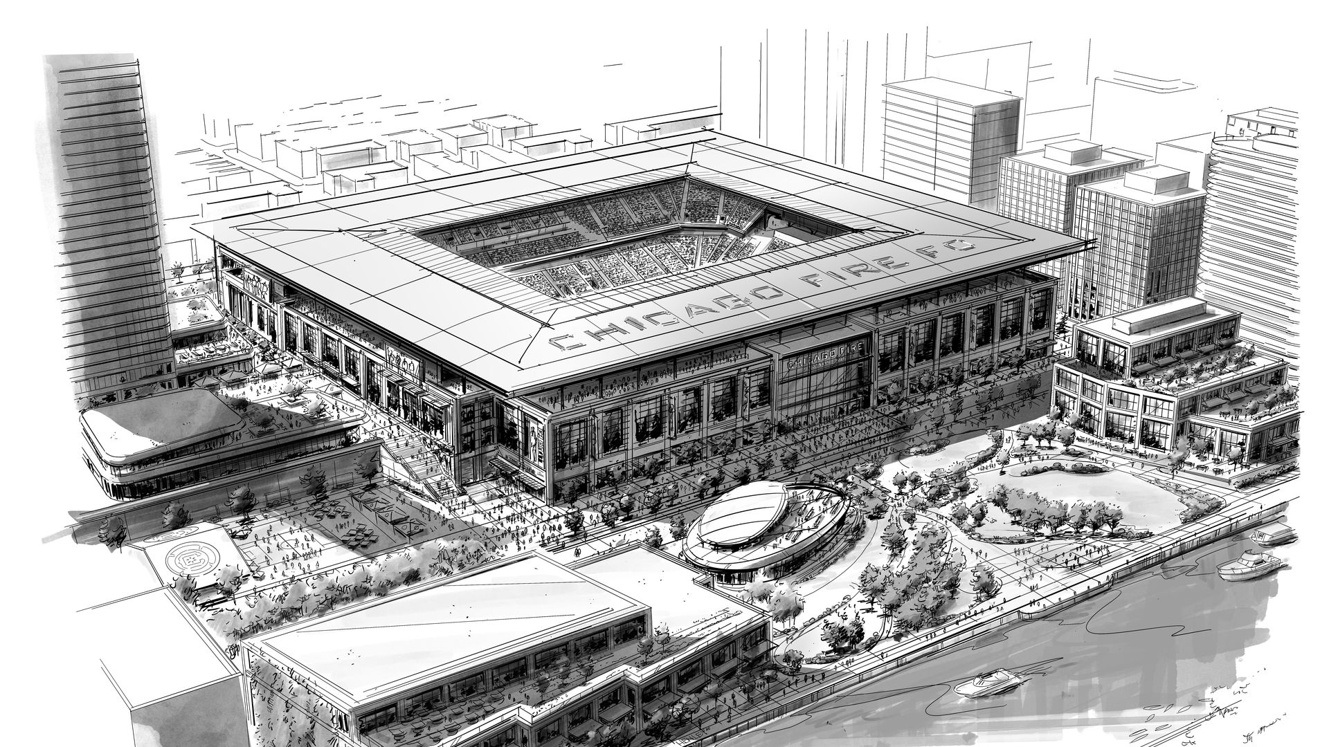 How Joe Mansueto's new soccer stadium may finally transform "The 78" - Axios Chicago