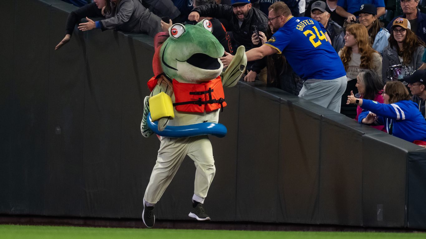 How Humpy the salmon became Seattle's unlikely Mariners mascot icon ...