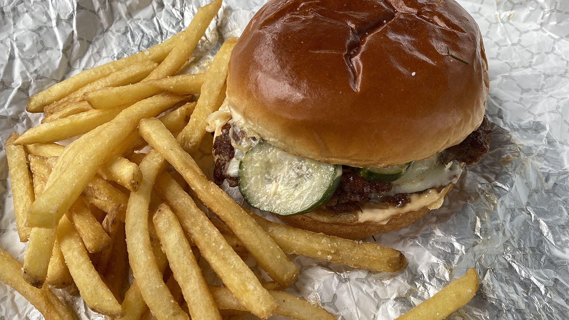 New Optimist Hall food stall Harriet’s Hamburgers has two food items ...
