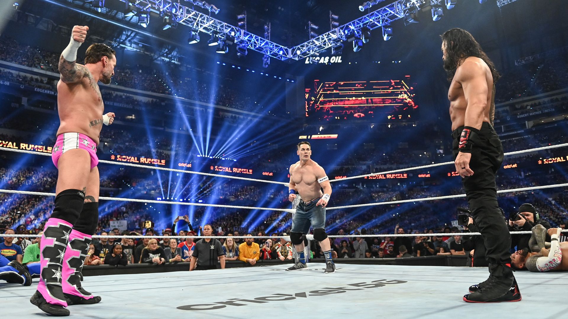 In photos: The WWE Royal Rumble in Indy - Axios Indianapolis