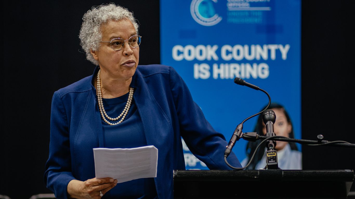 Preckwinkle, Reilly offer competing visions for Cook County - Axios Chicago