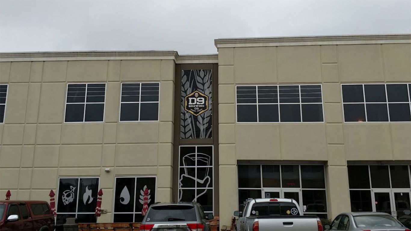 D9 Brewing Co takes over an office park. Go inside their new taproom ...