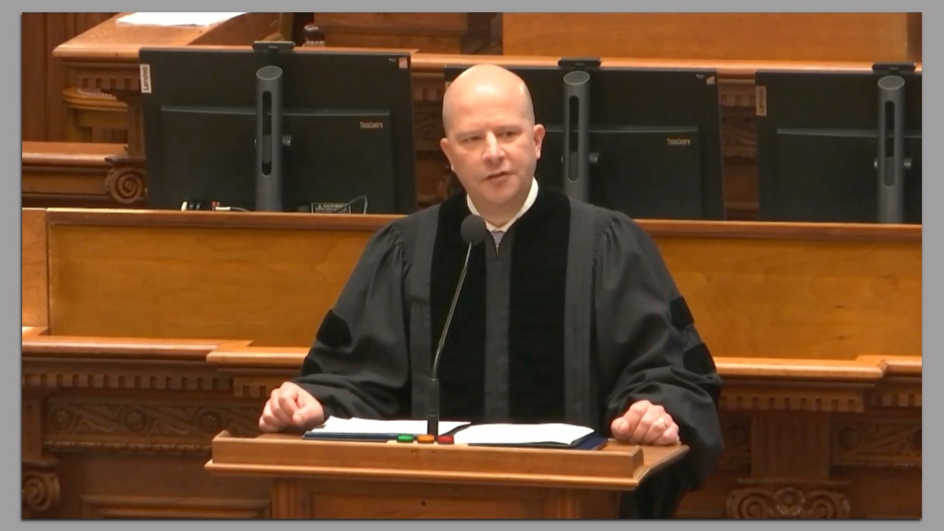 Georgia's chief justice defends judicial independence at swearing-in ...