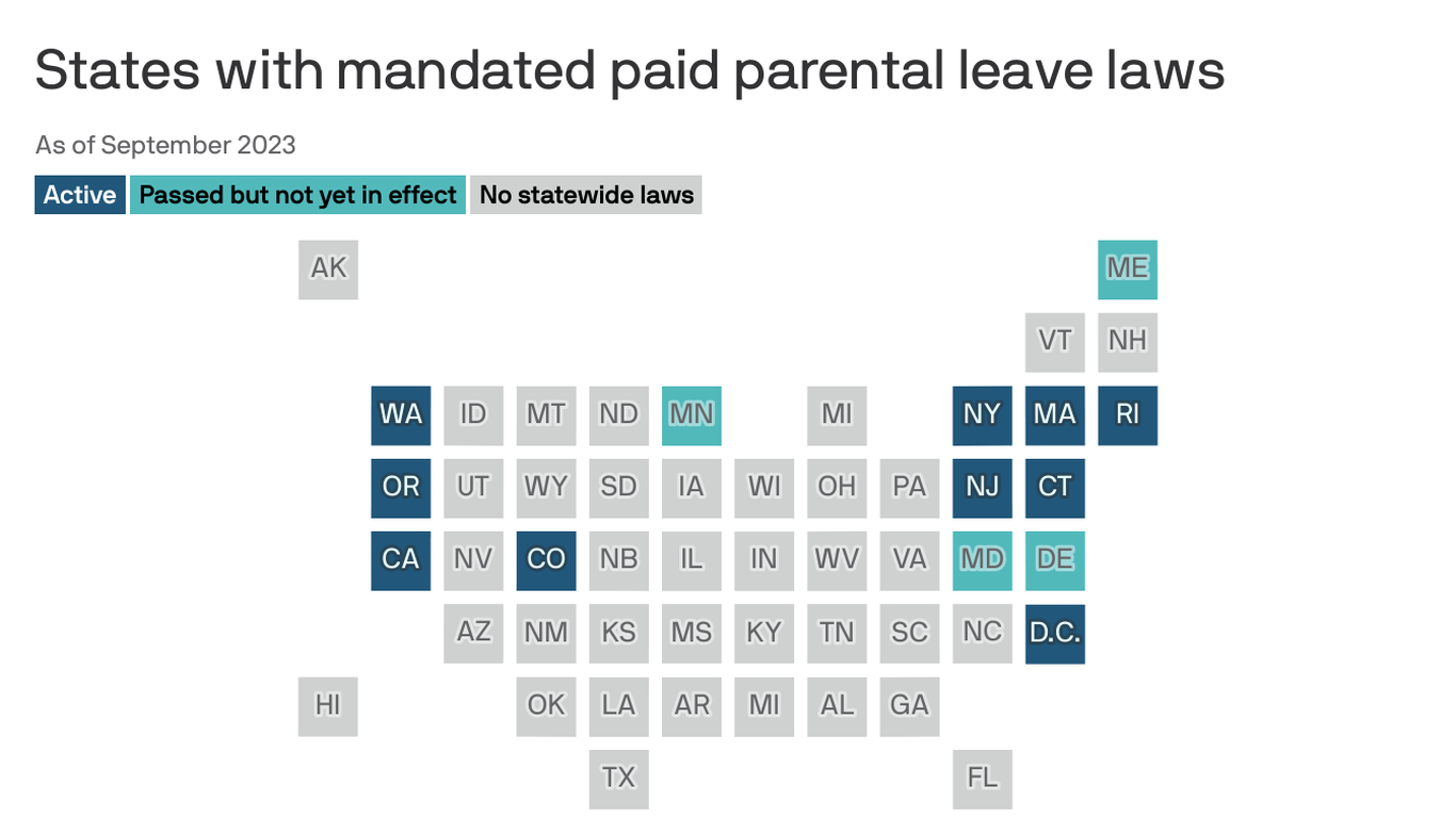 What to know about paid paternal leave in Georgia - Axios Atlanta