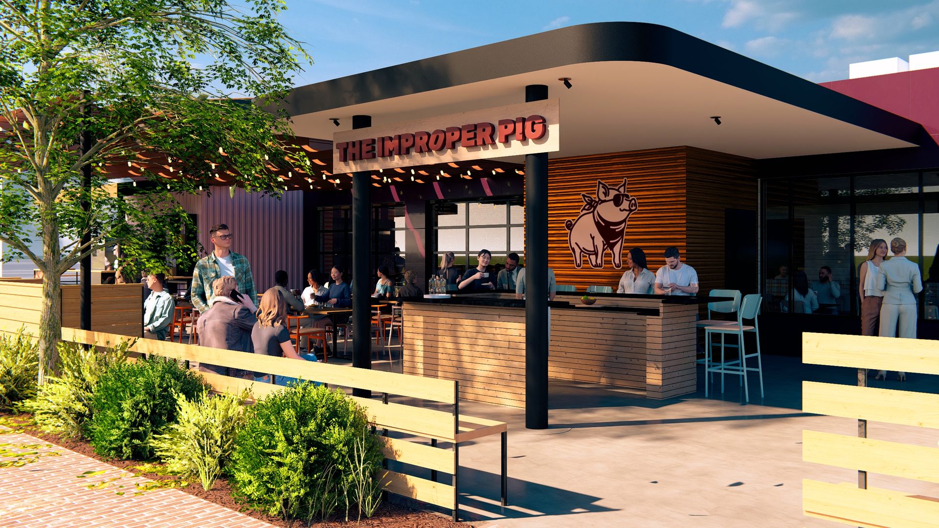 See renderings: The Improper Pig to open in Plaza Midwood - Axios Charlotte