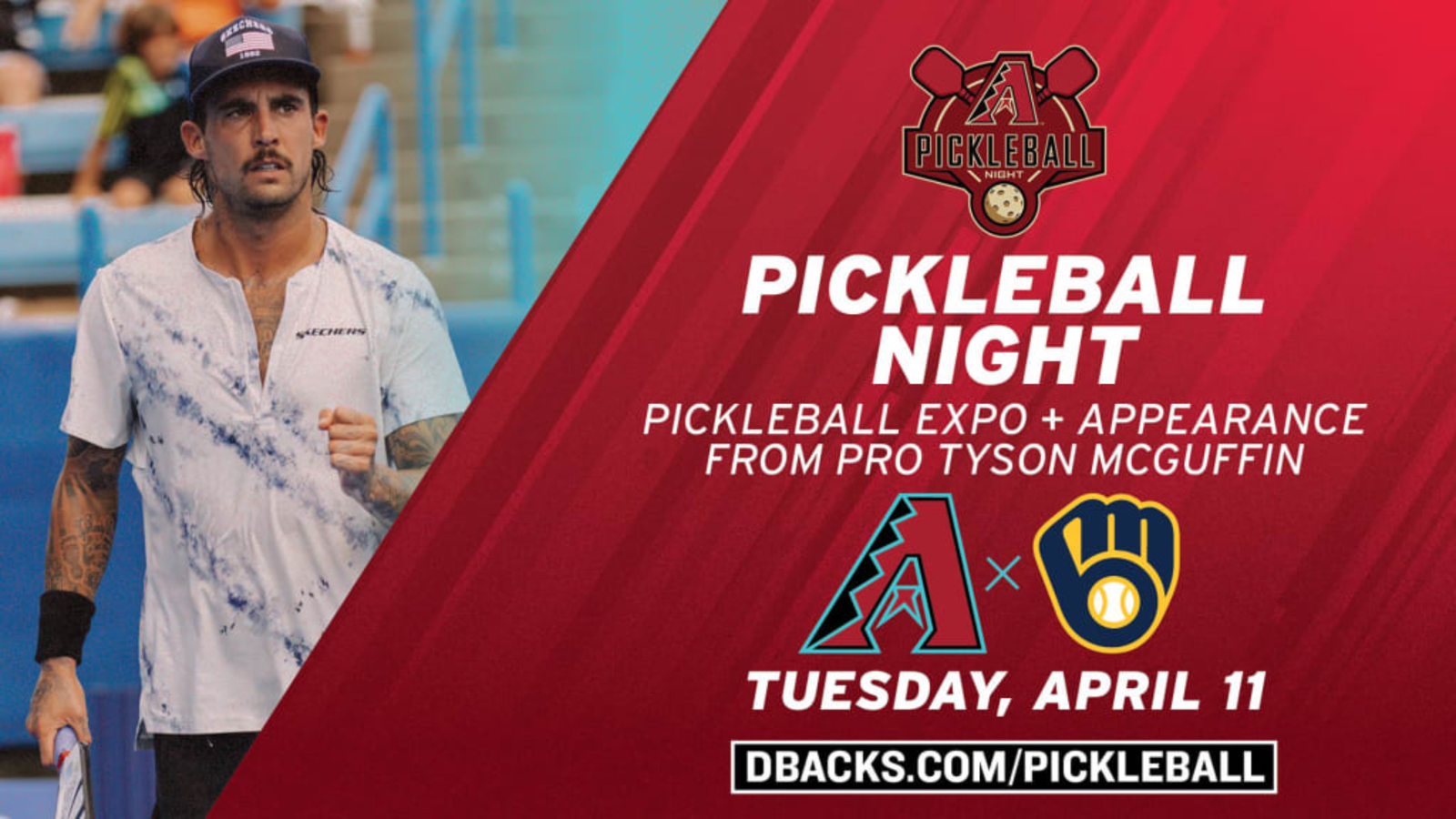 Arizona D-backs celebrate pickleball night with star Tyson McGuffin ...