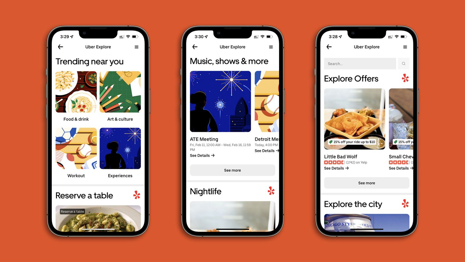 Uber pulls real world experiences into app