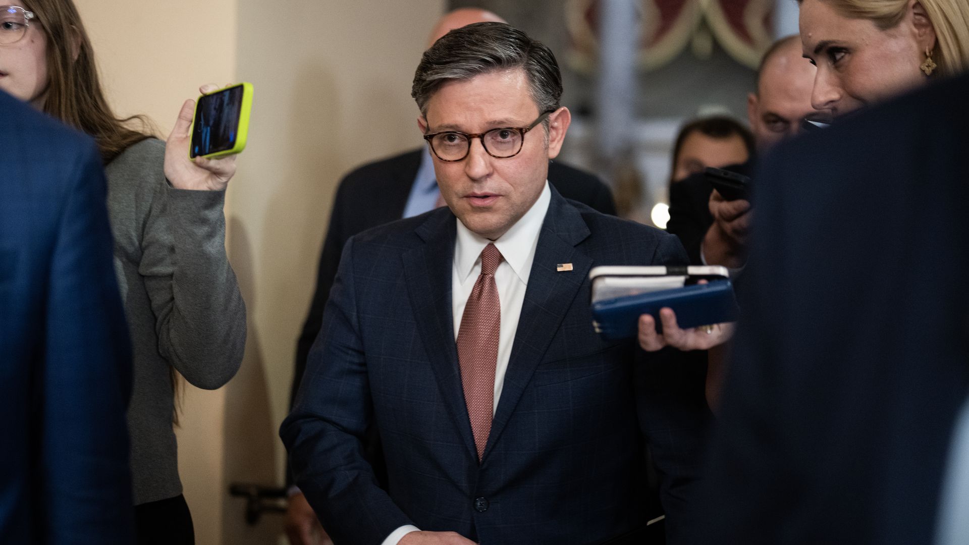 Mike Johnson says hurricane aid "can wait" until after House recess