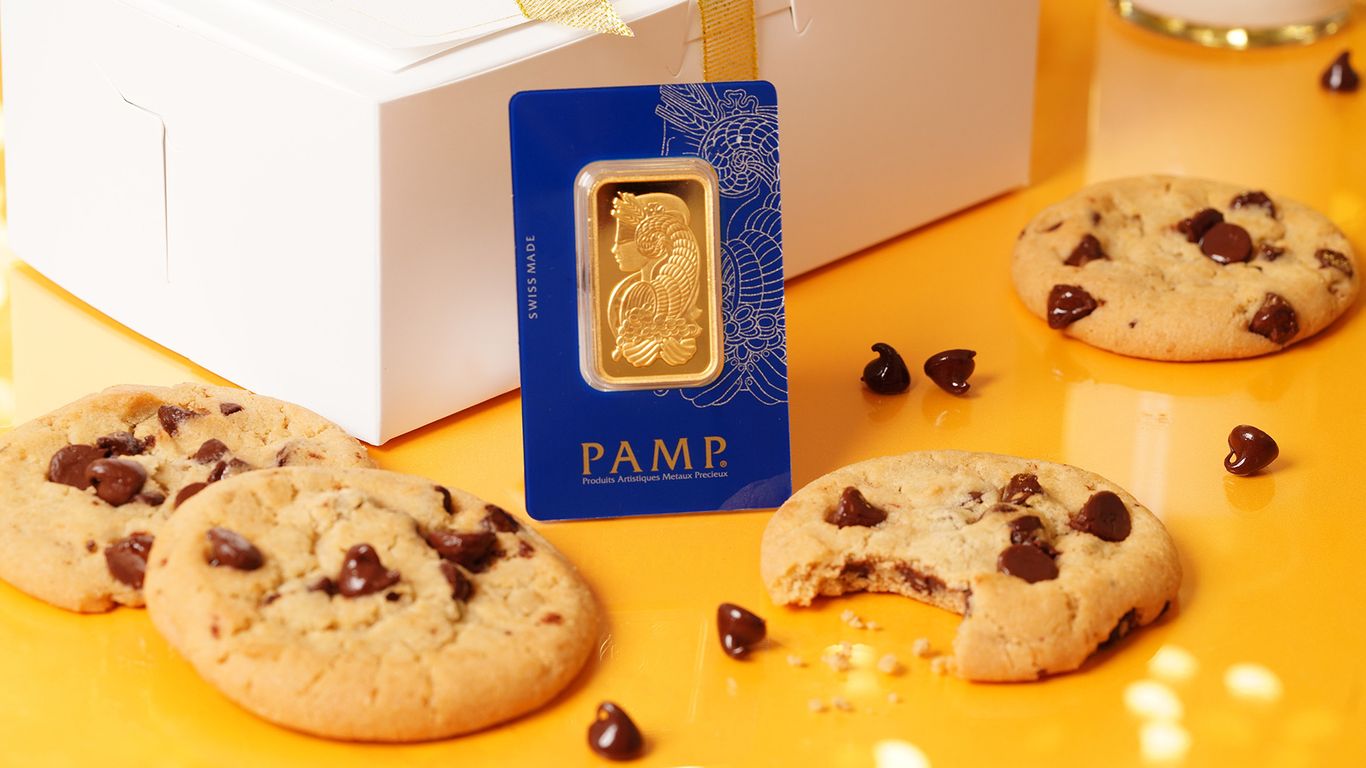 Boxes of cookies with bars of gold - Axios Houston