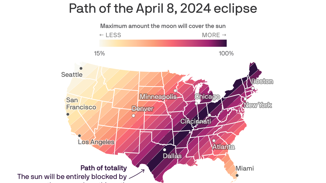 April 8 solar eclipse: What will happen in North Carolina and the ...