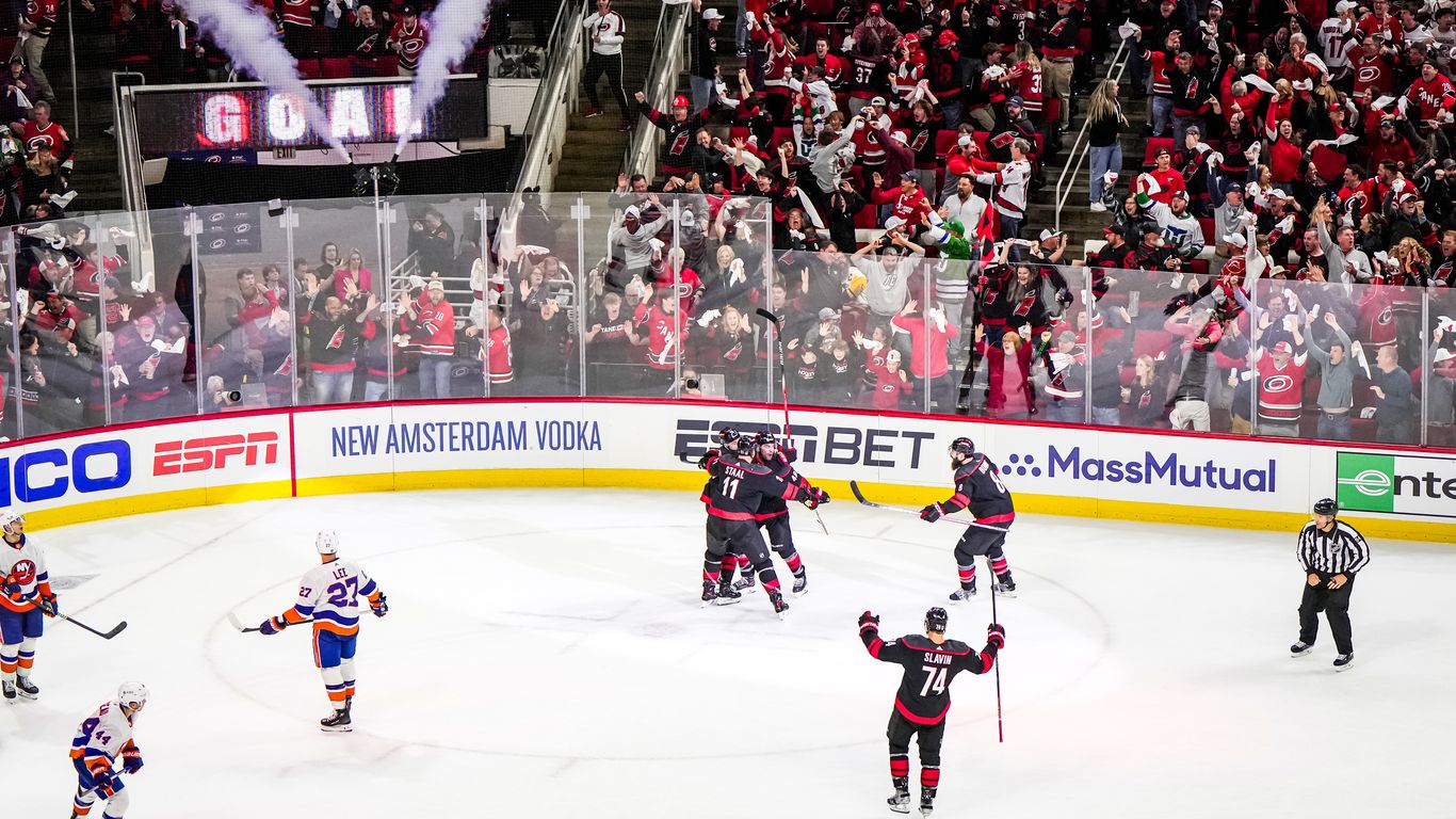 Canes win a thriller in Game 2 - Axios Raleigh