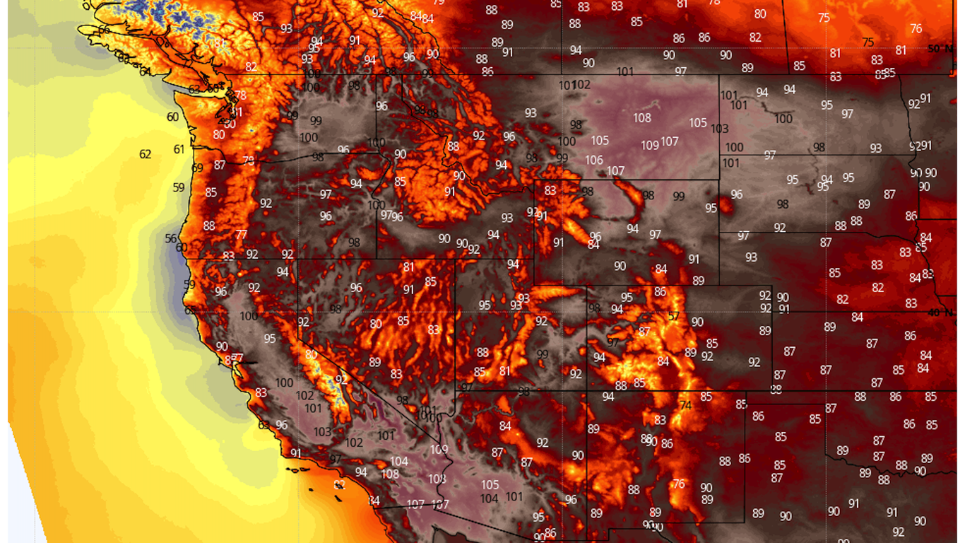 Wildfires and heat wave worsen in West as FEMA director travels to region