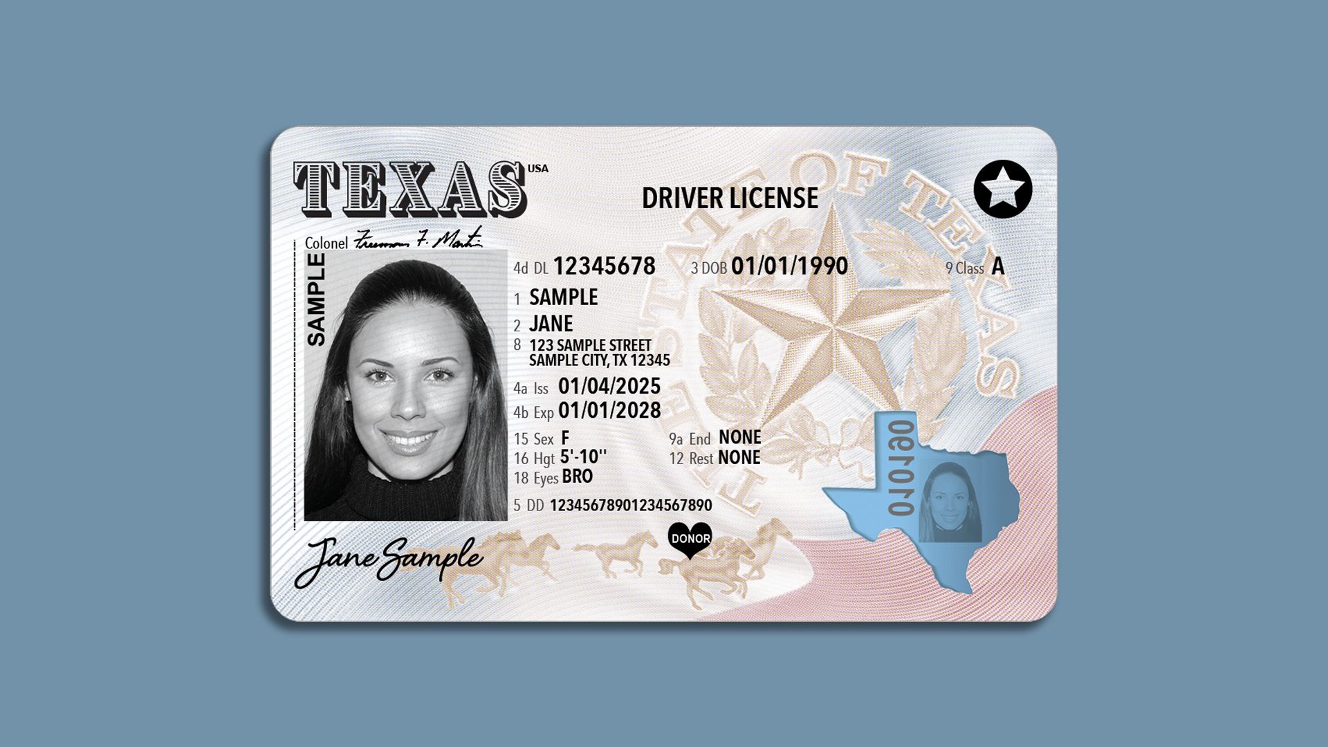 Texas Debuts New Driver S License Design Axios Houston