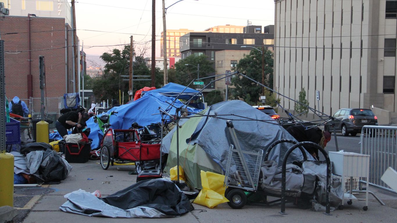 Denver offers housing to homeless as city sweeps encampment site ...