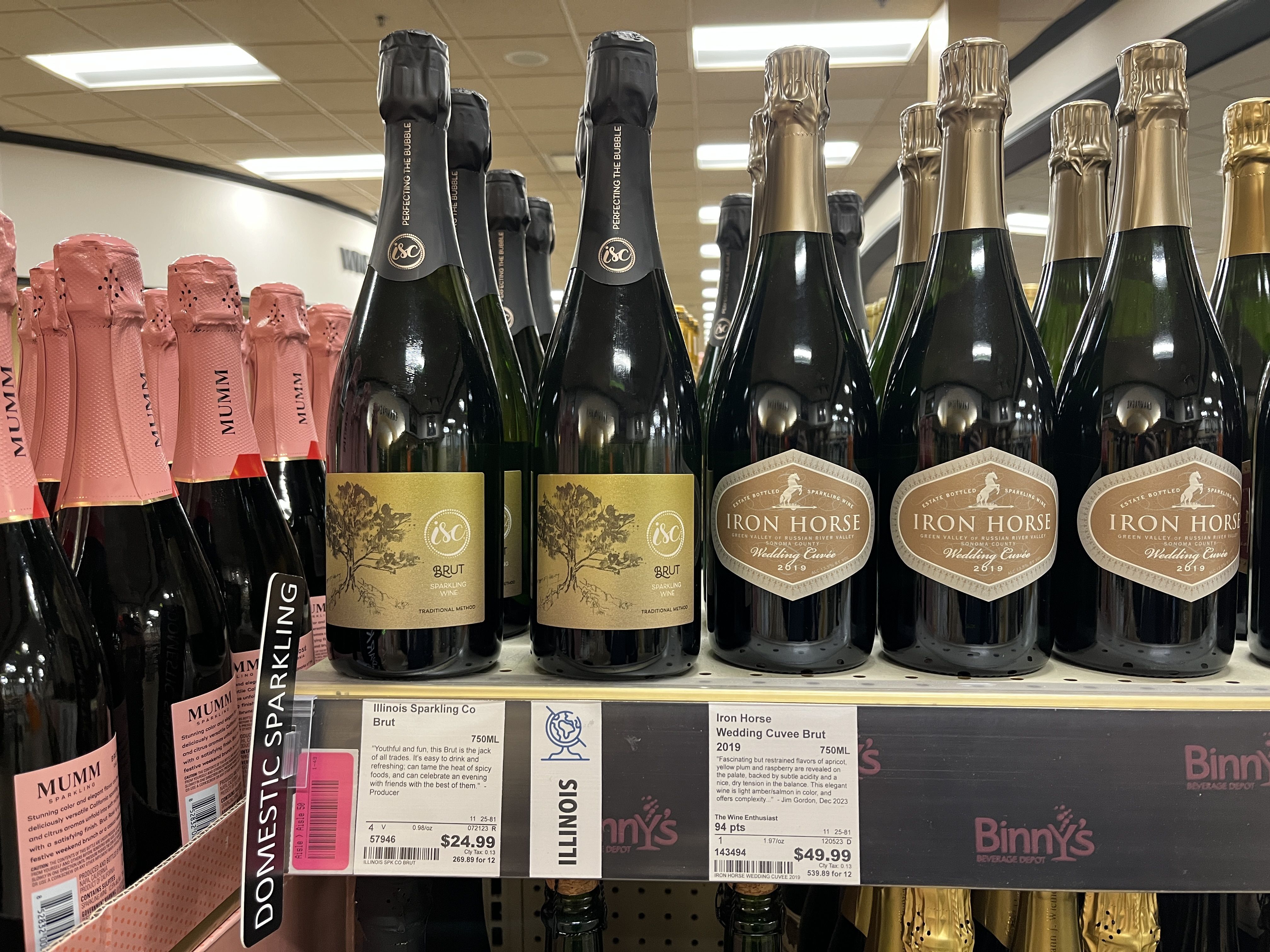 Trump tariffs draw attention to Illinois sparkling wines and champagne - Axios Chicago