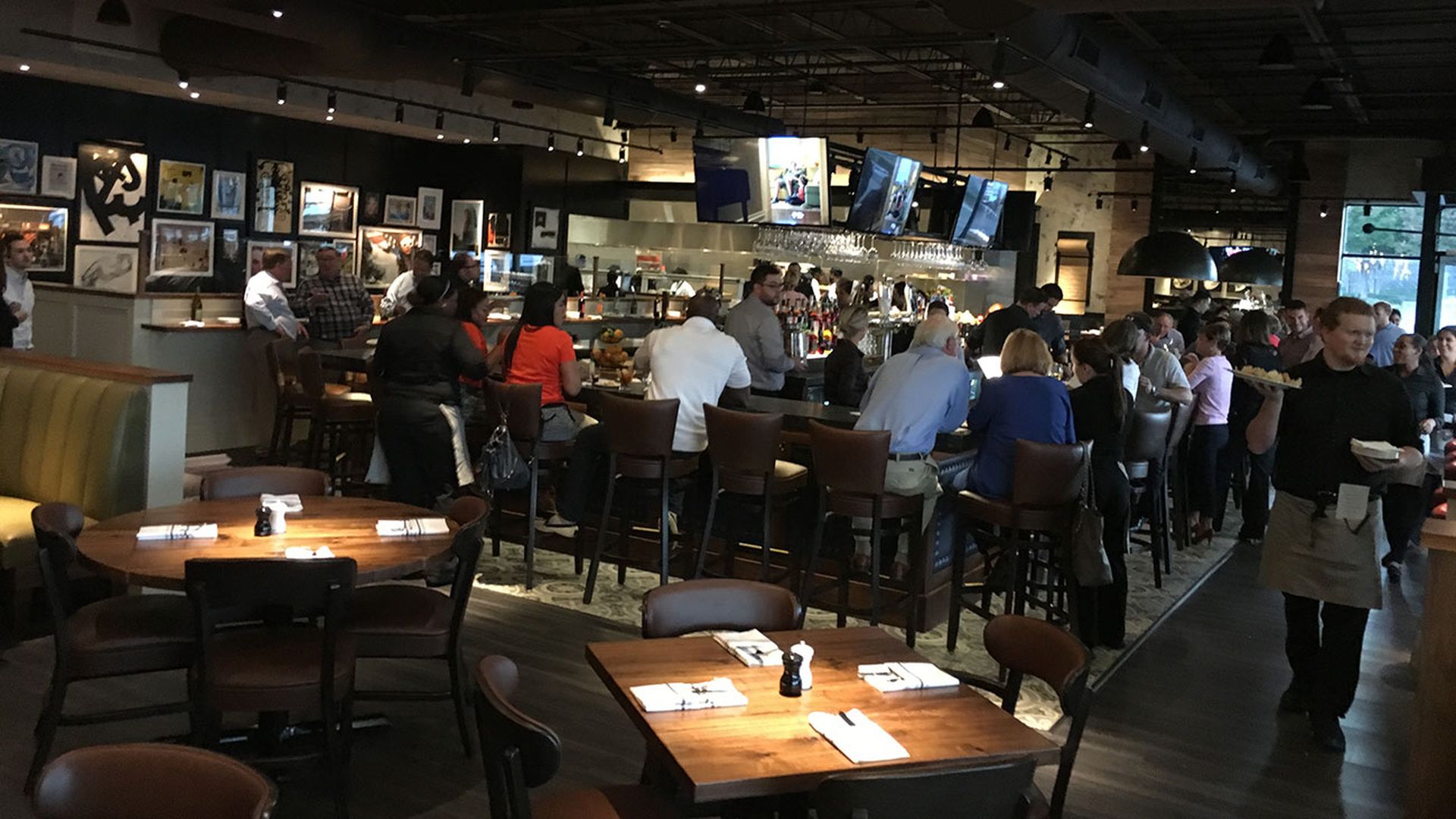 What does it look like inside Burtons Bar & Grill? This grill and bar ...