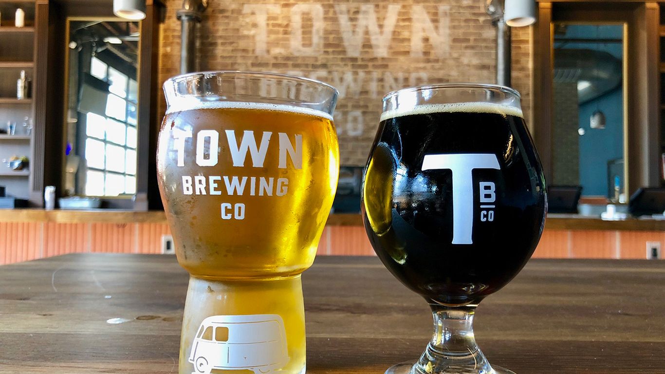 Town Brewing Company, Wesley Heights’ first brewery, opens today near ...