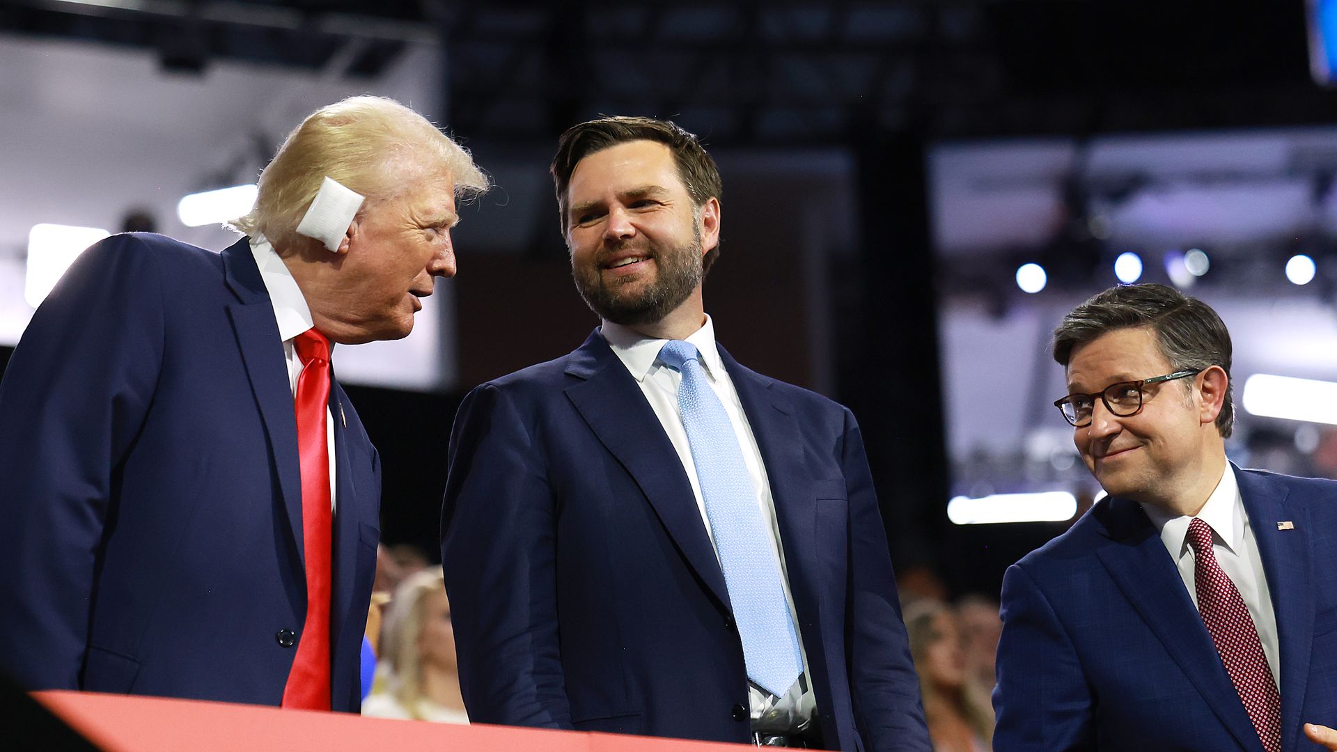 Mike Johnson clings to Trump ahead of government funding standoff