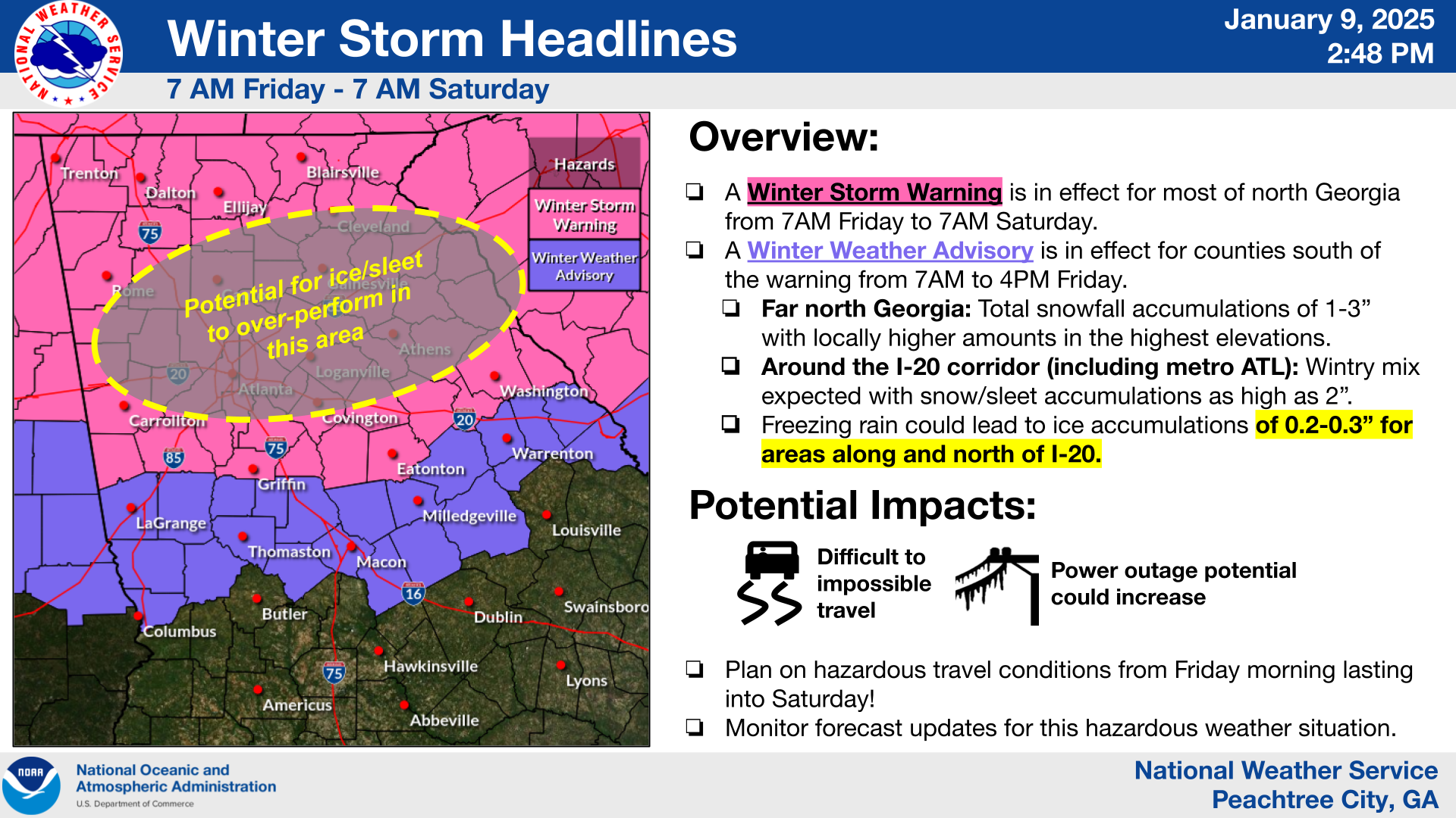 Winter storm set to bring snow, ice to Atlanta - Axios Atlanta